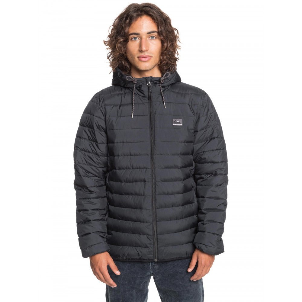Scaly Hood Block Jacket